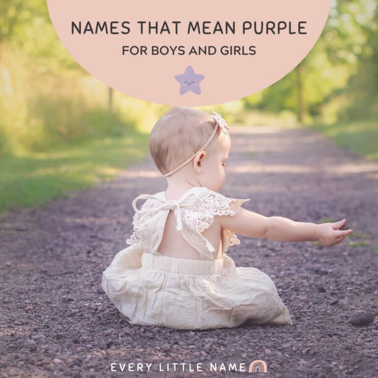 40+ Names That Mean Purple or Violet for Boys and Girls - Every Little Name