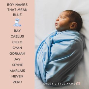 100+ Best Names That Mean Blue for Boys and Girls - Every Little Name