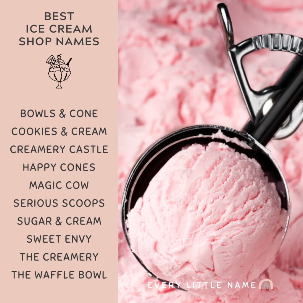 210 Best Ice Cream Shop Names Cute Funny And Retro Every Little Name 210 Best Ice Cream Shop Names Cute Funny And Retro Every Little Name