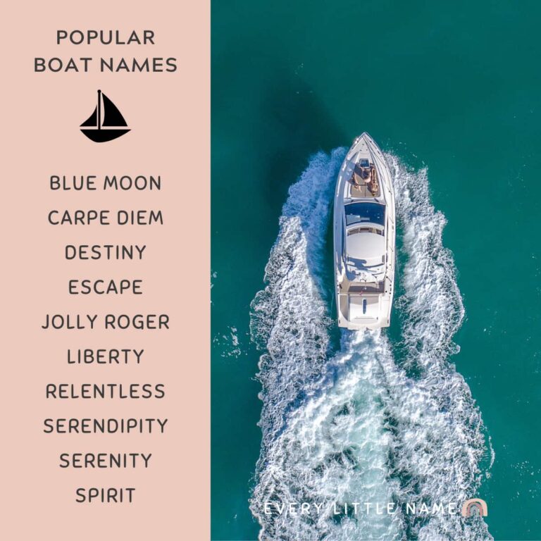 170 Best Boat Names Cool Creative And Classy Every Little Name