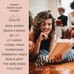 120+ Best Book Club Names (Clever, Funny, and Cute) - Every Little Name