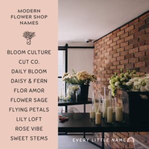150+ Best Flower Shop Names (Cute, Creative, and Clever) - Every Little ...