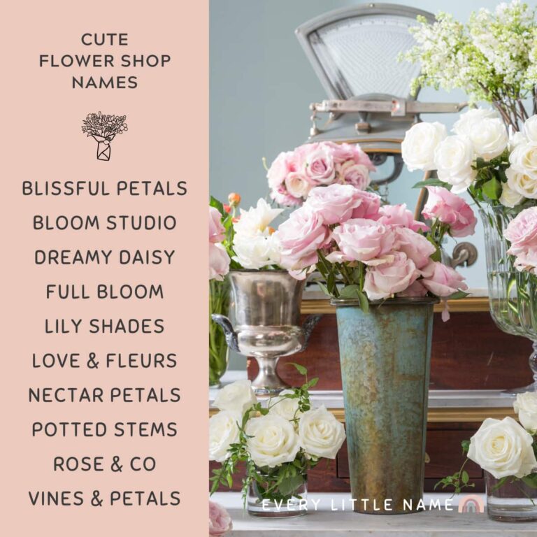 150+ Best Flower Shop Names (Cute, Creative, and Clever) - Every Little ...